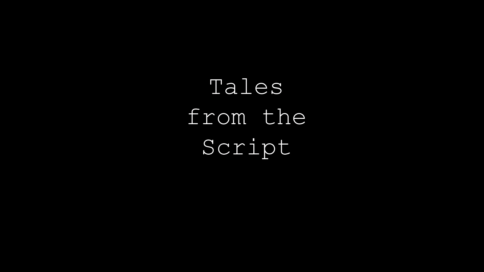 Tales from the script - TheTVDB.com
